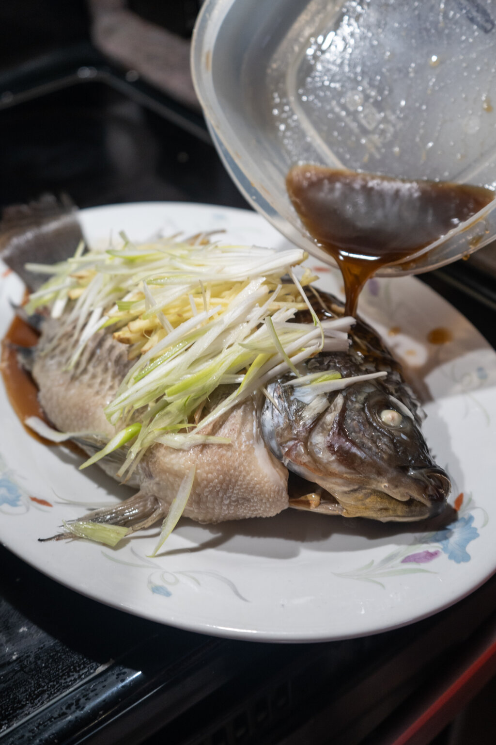 Super Easy Chinese Steamed Fish