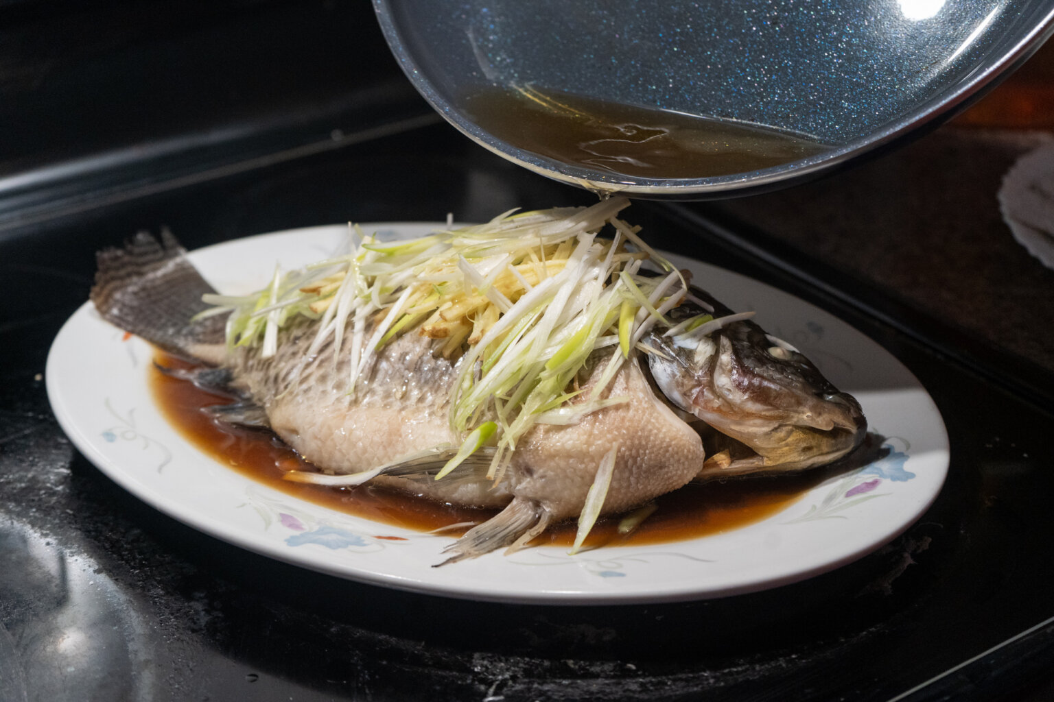 Super Easy Chinese Steamed Fish